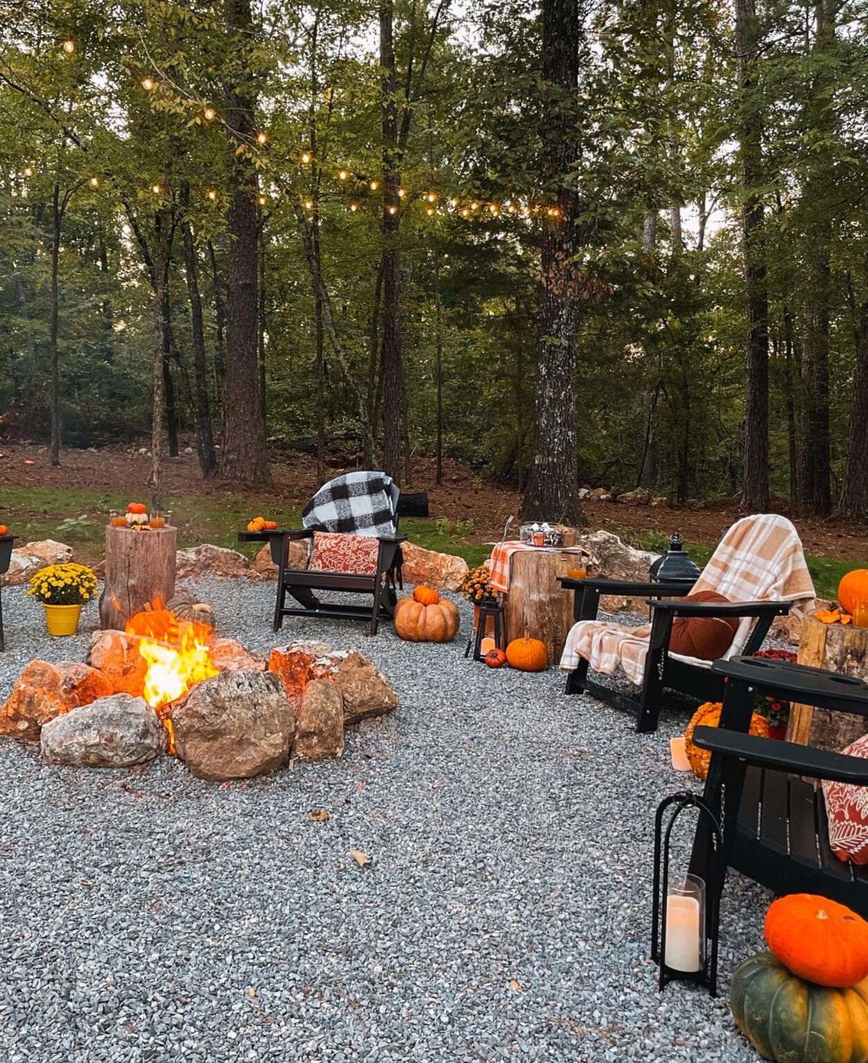 Cozy Fall Fire Pit | Southern Surroundings